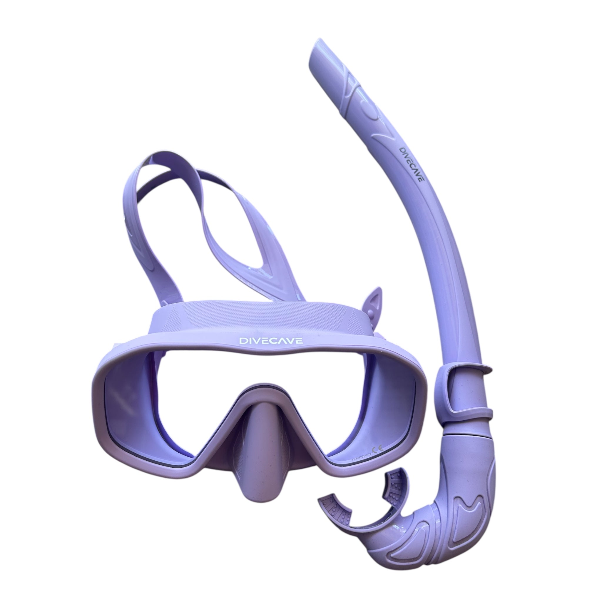 Dive Cave Pastel Mask and Snorkel Combo Set